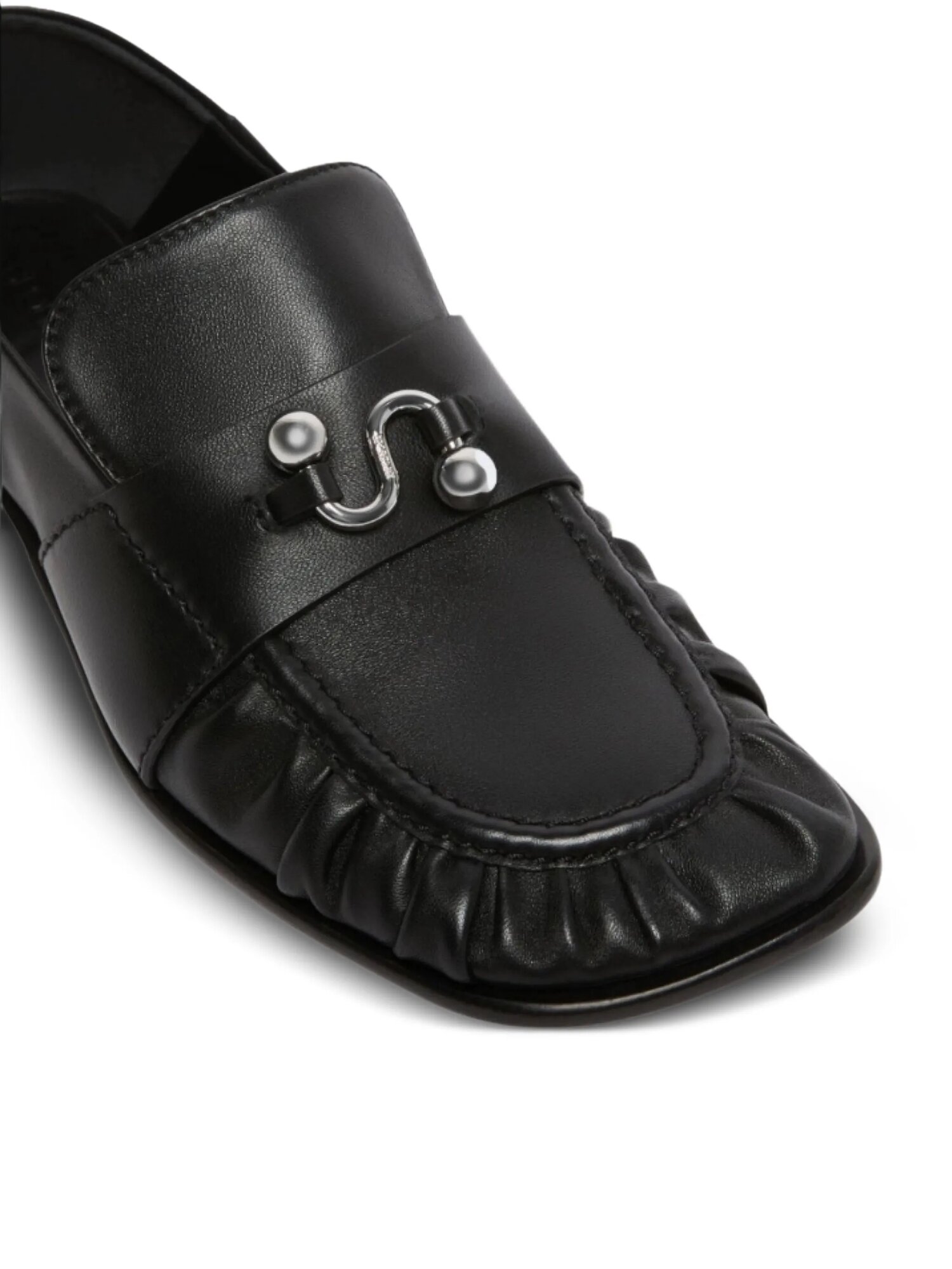 Лоферы SPORTMAX Detail loafers, размер 39, black/black — фото 1