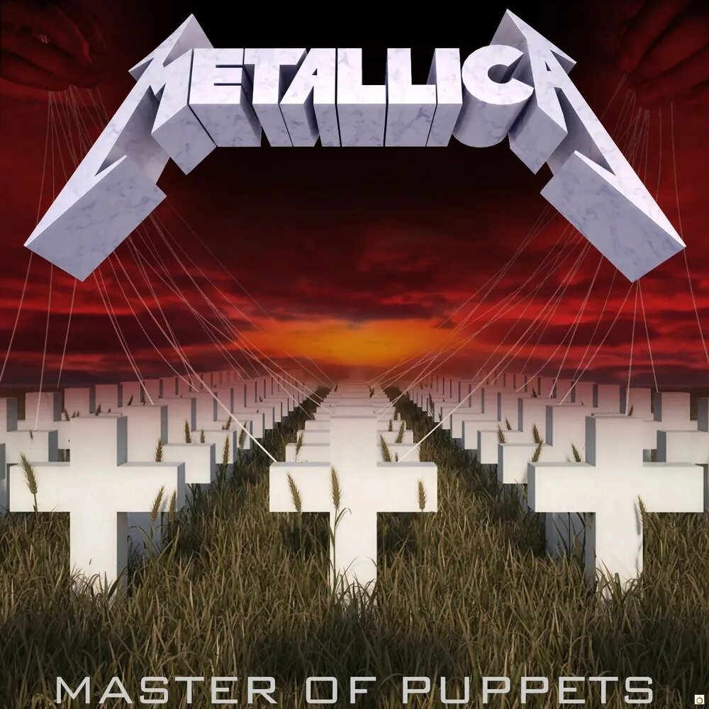 Виниловая пластинка Metallica Master of Puppets, 1986 года, альбом, формат LP