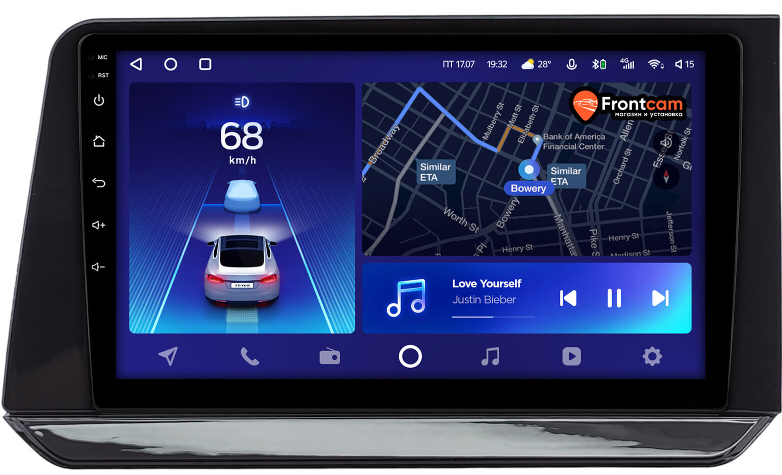 Штатная магнитола Nissan Note 3 2020-2024 (глянцевая, правый руль) Teyes CC2 PLUS 6/128 10" RM-10-1619 Android 10 (4G-SIM, DSP, QLed)