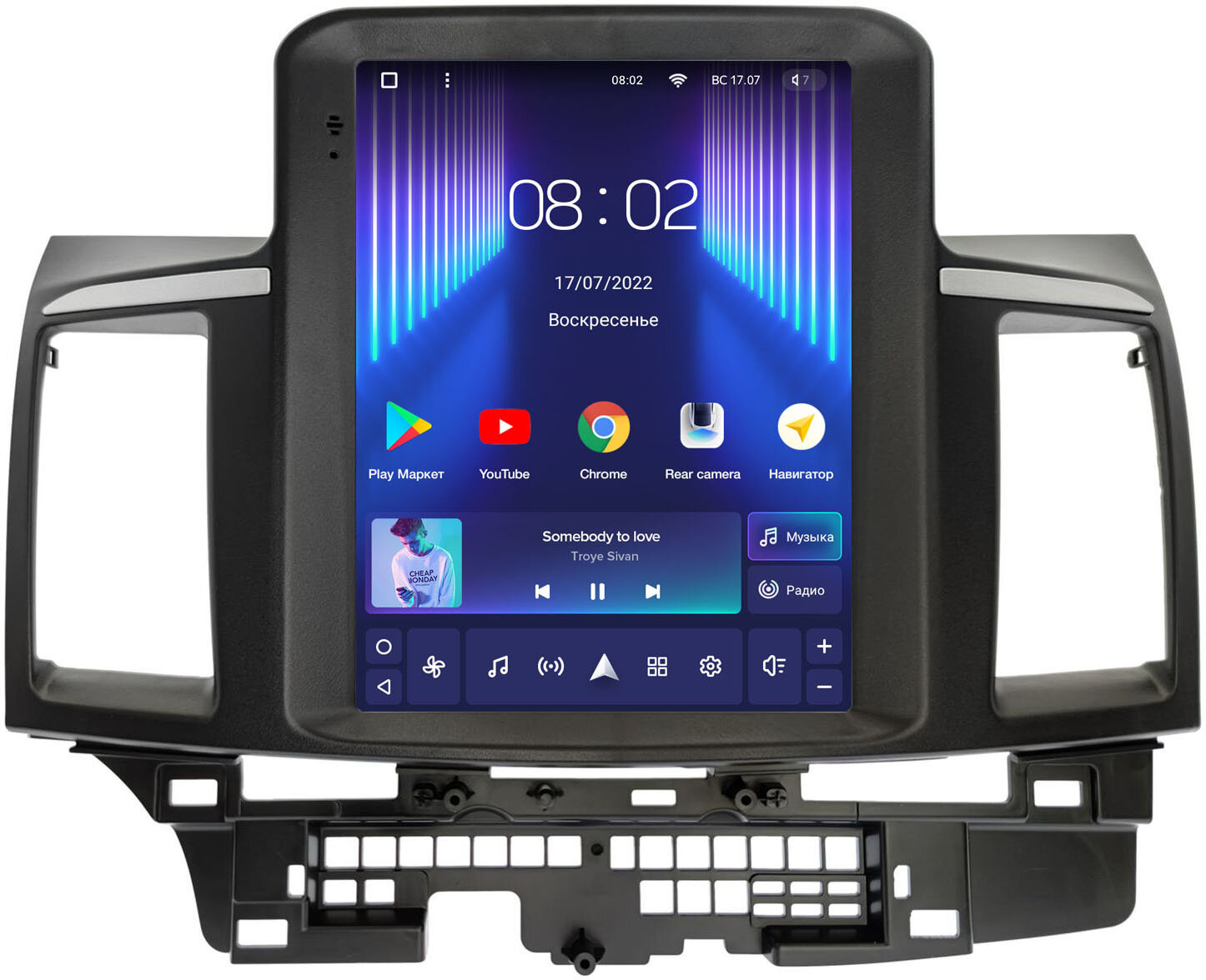 Штатная магнитола Mitsubishi Lancer 10 2007-2017 Teyes TPRO 2 DS (Tesla) 9.7" 4/32 RM-1312-82 Android 10 (4G-SIM, DSP, QLed)