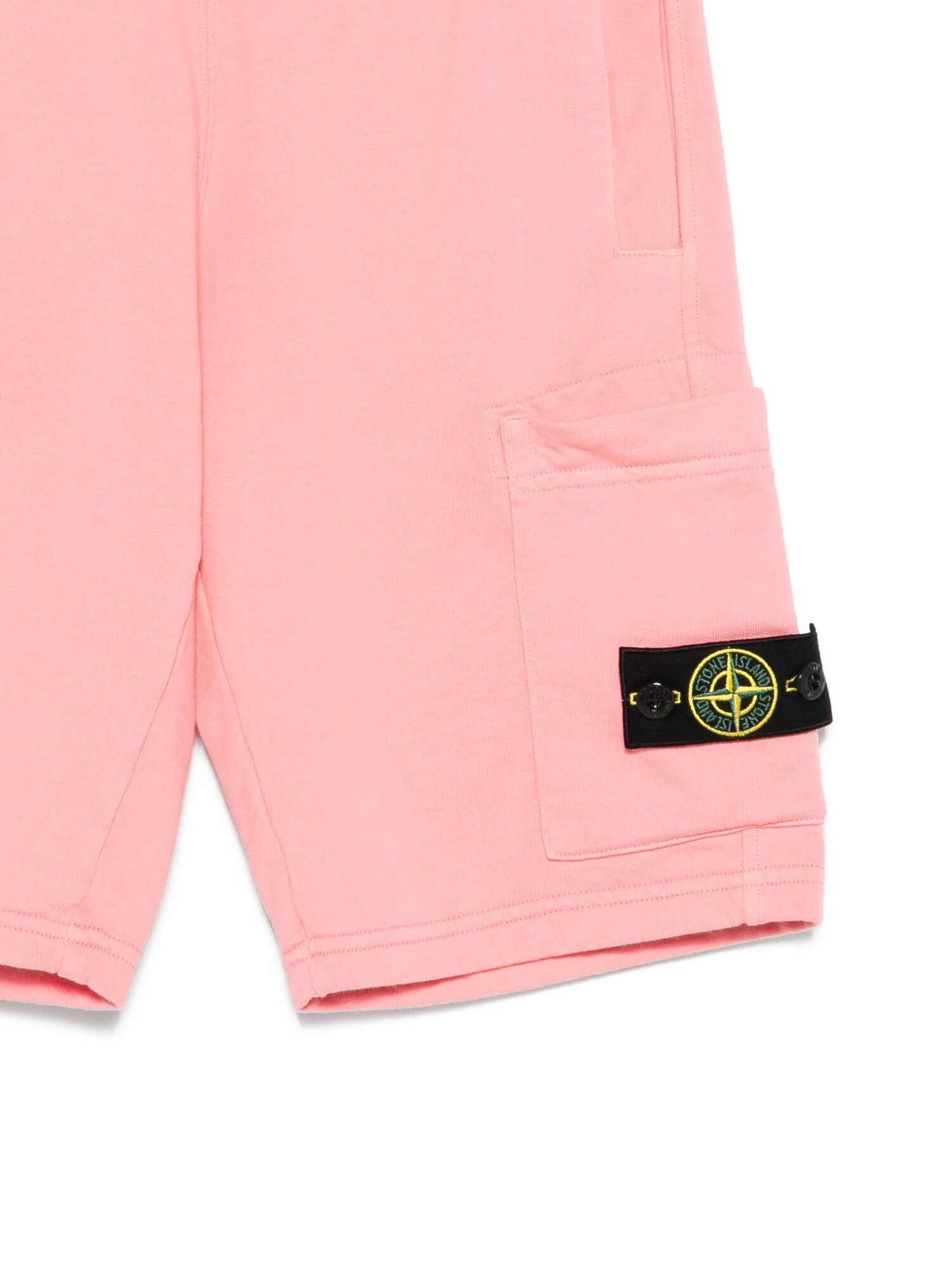 Шорты Stone Island Logo-patch shorts, размер 8 лет, розовый — фото 1