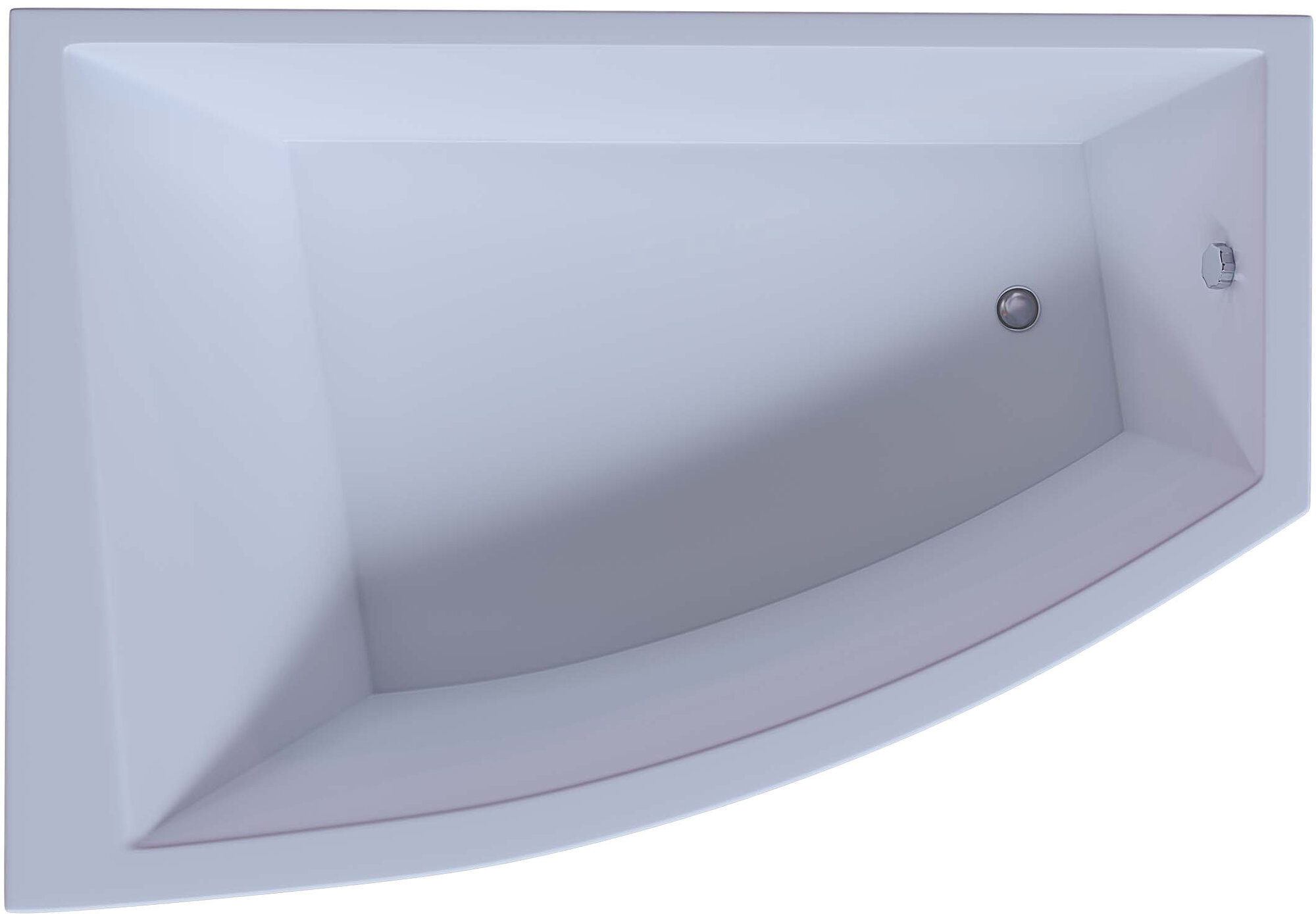 Акриловая ванна Aquatek Оракул 180x125 L с экраном