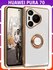 Стильный глянцевый чехол для HUAWEI PURA 70 с кольцом-подставкой и бархатной под...