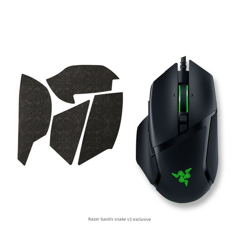 Противоскользящие наклейки Poison Viper v2pro подходят для боковых накладок мышей серии Razer Viper, а также для