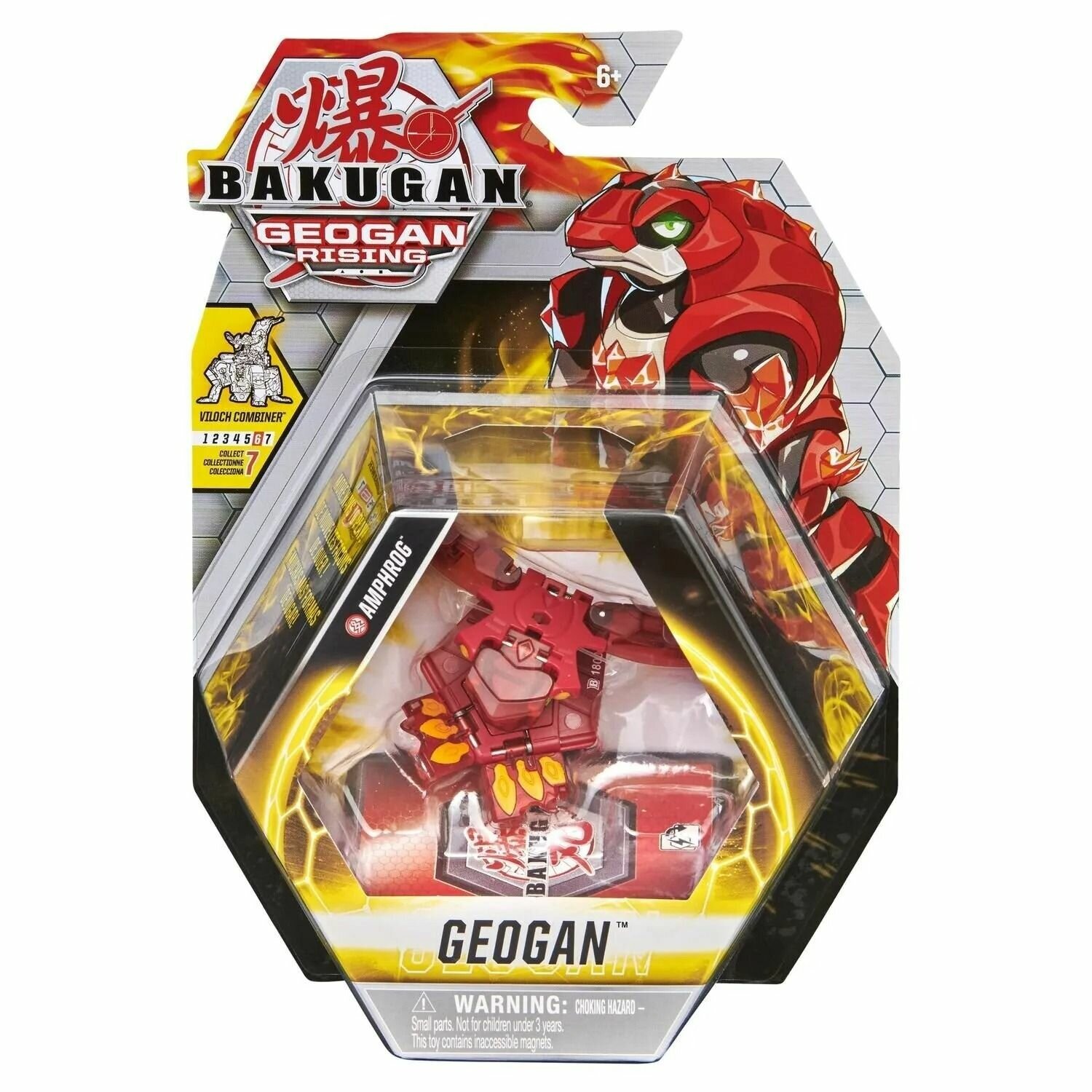 Фигурка-трансформер Бакуган S3 Geogan Bad Boss 6059850/20131553 Red