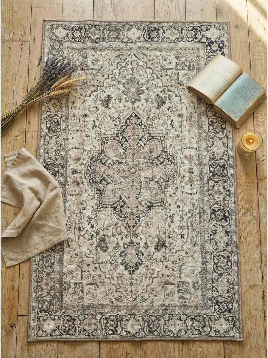 Ковер Natali's Carpets прикроватный комнатный безворсовый 90х150 см Турция