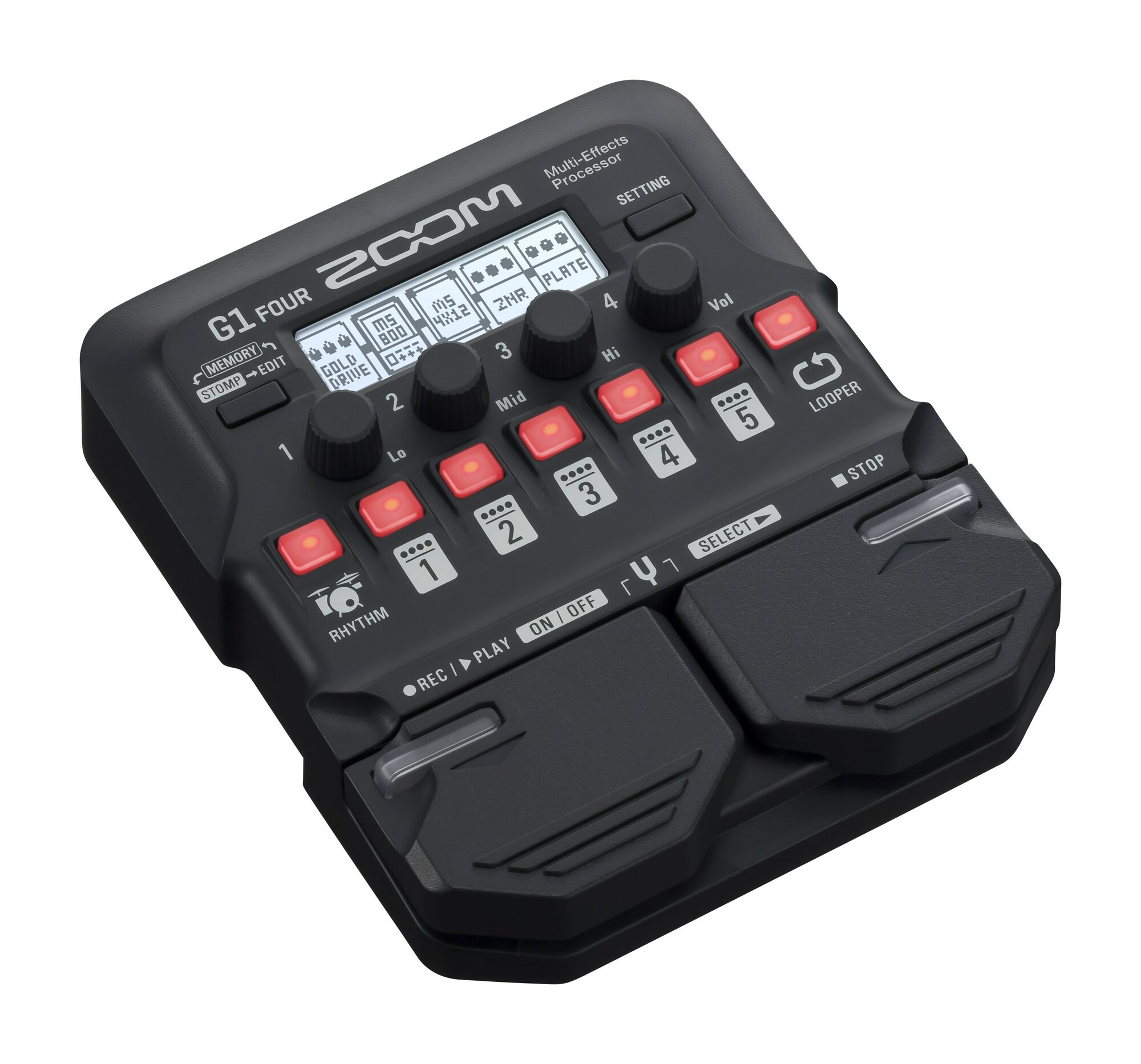 Zoom G1 FOUR гитарный процессор мультиэффектов — фото 1