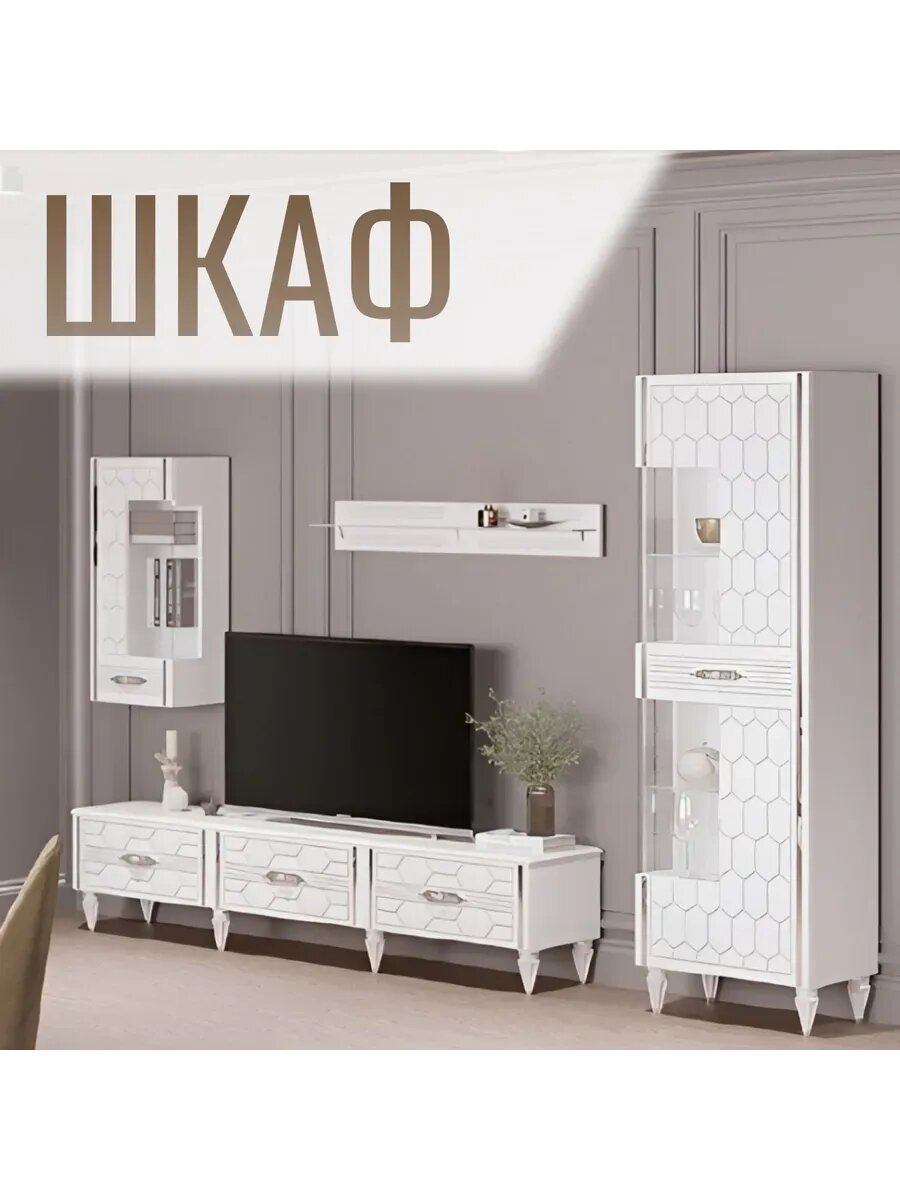 Шкаф 1-дверный (600х450х2000) в гостиную