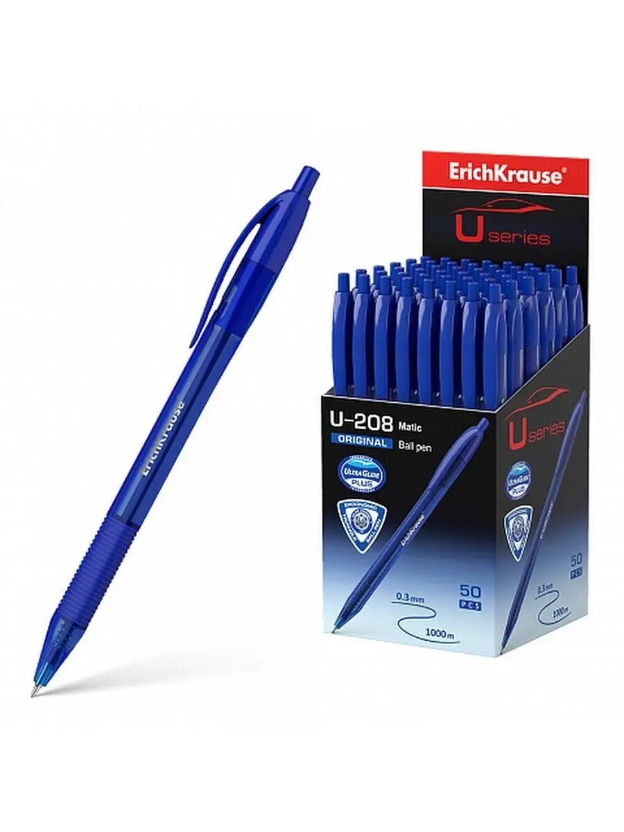 Ручкашариковая автоматическая U-208 Original Matic 1.0, синяя