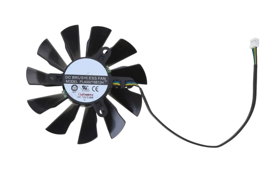 Вентилятор для видеокарты MSI N560, 570, 580GTX, HD6870, 86mm, PLA09215B12H