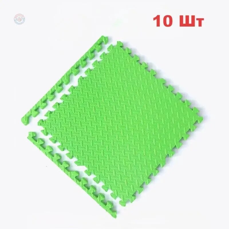 Мягкое спортивное напольное покрытие из EVA 60x60 см, 10 шт, безопасный коврик-пазл для детей, игр и фитнеса