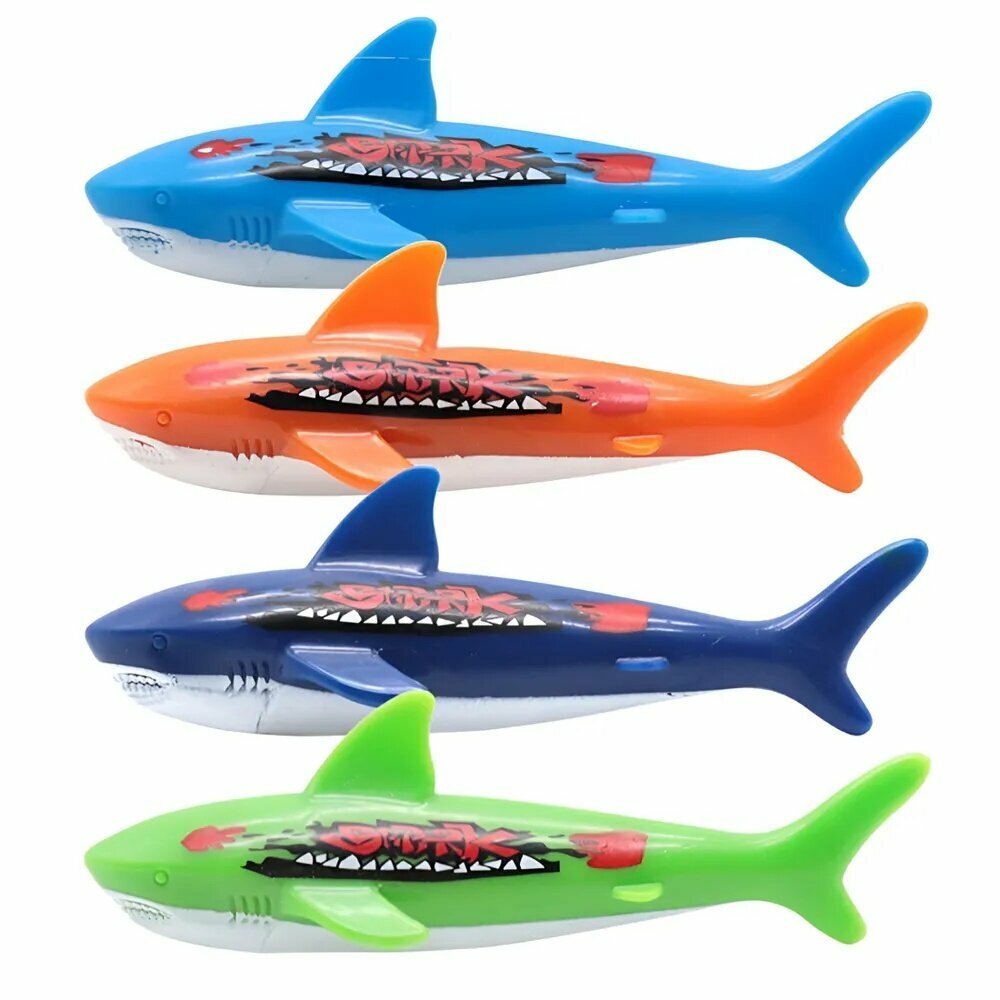 BESTSKY Игрушка торпеда для воды 4 шт, многокрасочная для бассейна, тренировка для детей, аксессуары для пляжа.