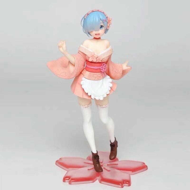 Рем Сакура Re: Zero фигурка 22 см / Rem Sakura ver. Anime Figure