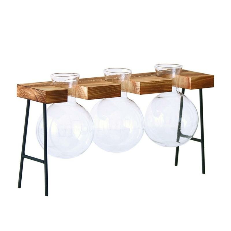 Настольный террариум с деревянной подставкой, 3