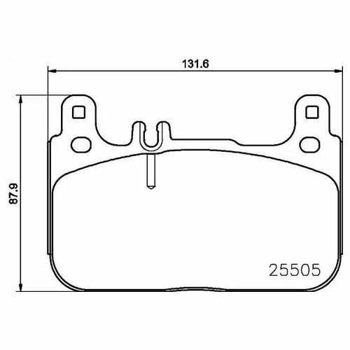 Колодки тормозные Hella 8DB355021941