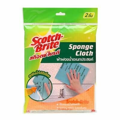 Салфетка супер абсорбент универсальная "SCOTH BRITE SPONGE CLOTH" 3М, 4шт.