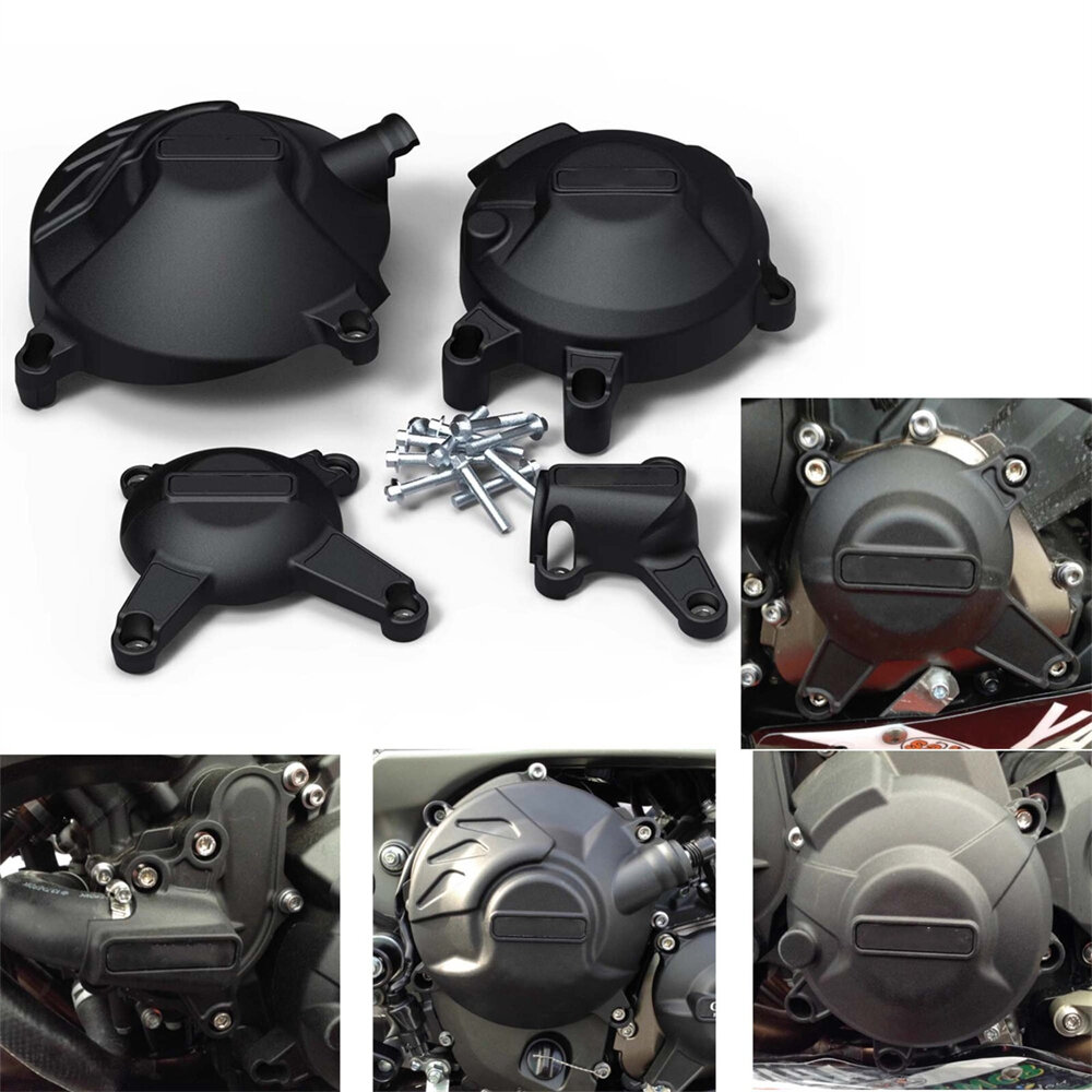 For Yamaha MT-09 2014-2020 XSR900 2015-2020 Black Motorcycle Engine Guard Cover