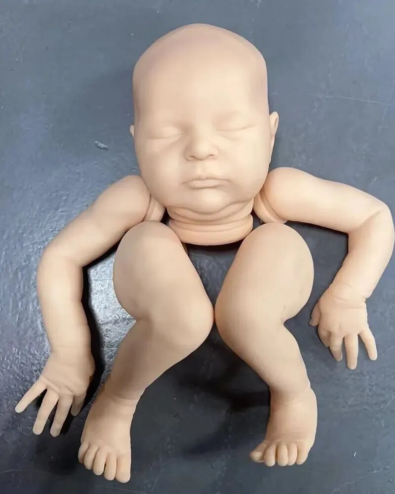 Набор кукол Reborn NPK Laura 49 см, неокрашенные заготовки для кукол своими руками с тканевым корпусом