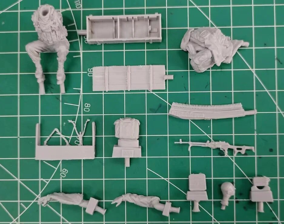 Миниатюрная игрушка 1/35, комплект модели солдата из смолы, солдат GRU спецназа с поставкой GK Diorama, в разобранном и неокрашенном виде, сделай сам