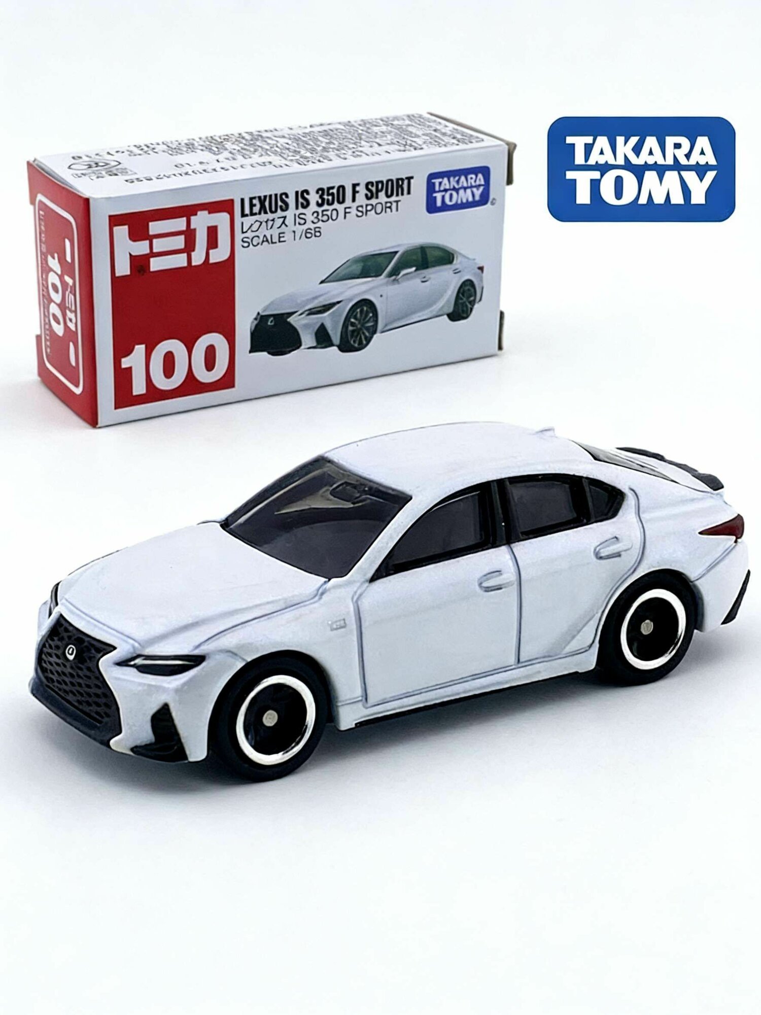Металлическая автомобильная модель Tomy Lexus IS 350 F Sport в масштабе 1:65