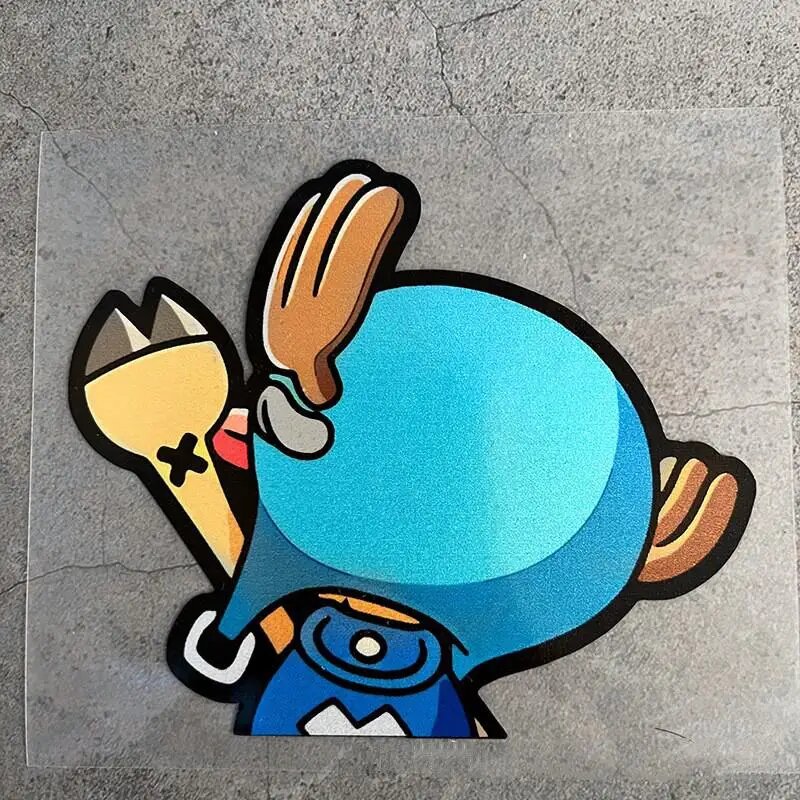 Наклейка One Piece Chopper, бирюзовый, 11x9.5 см