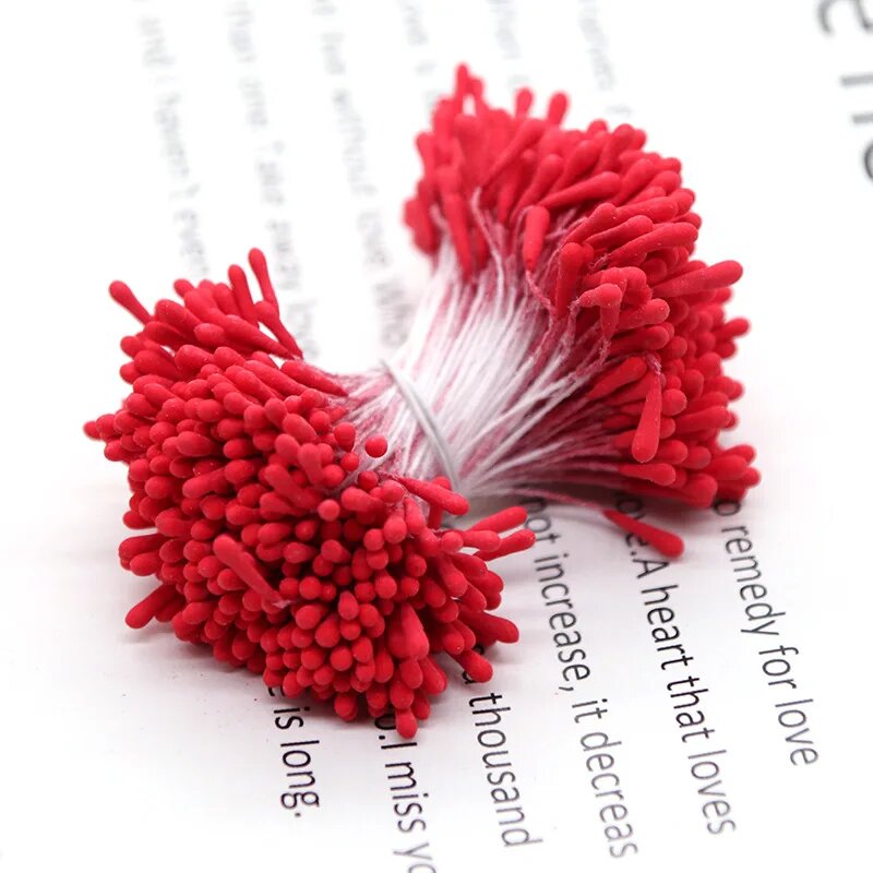 Красные тычинки искусственные 2 мм, red1