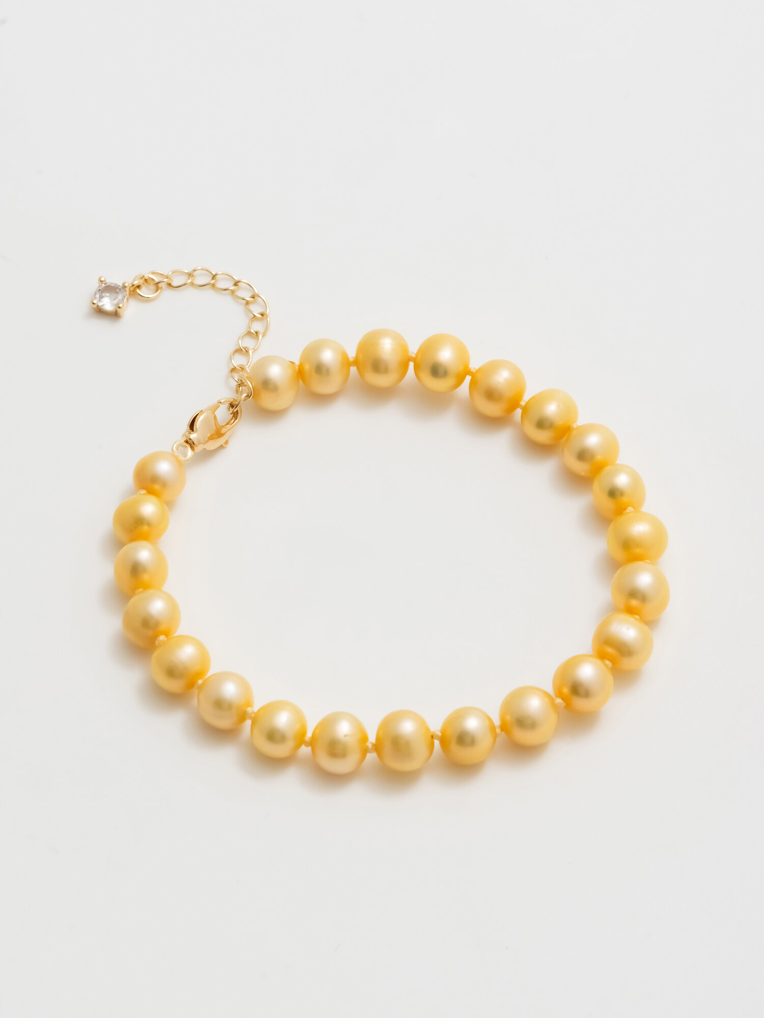 Браслет-нить, жемчуг культивированный