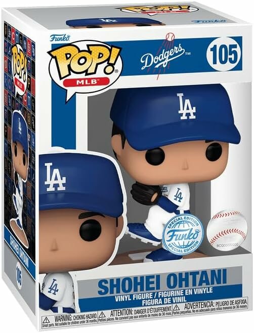 Фигурка Funko Pop! MLB: Los Angeles Dodgers - Сёхэй Оhtani (домашняя форма)/(106)85086