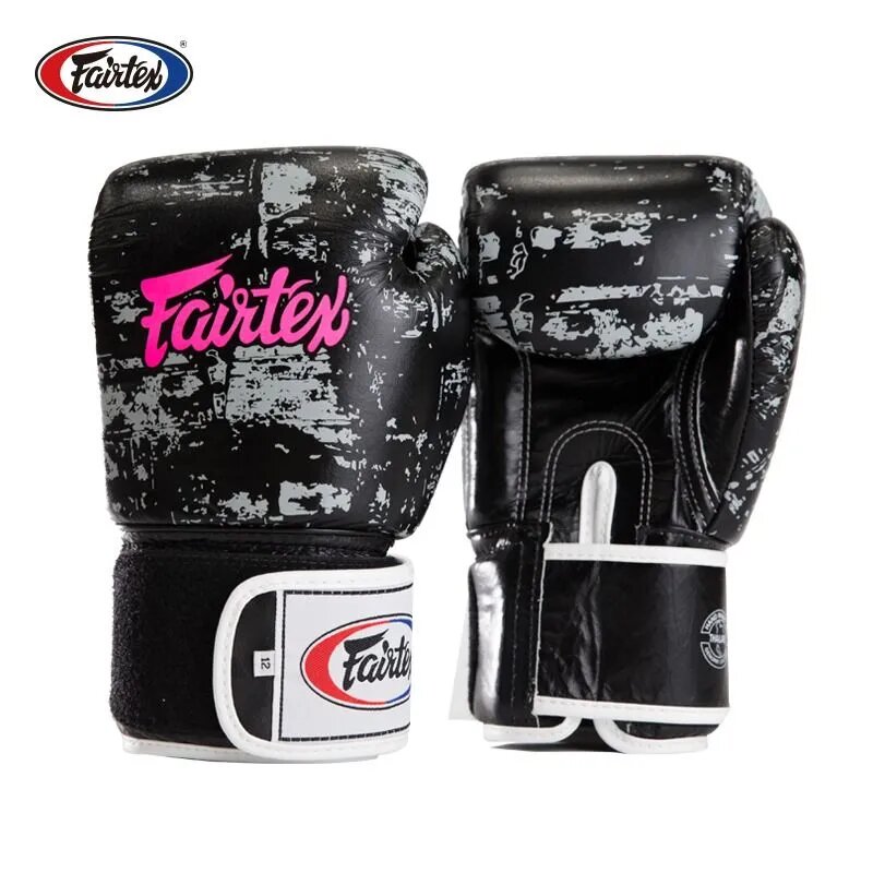 Fairtex BGV1 Black Cloud Dark Cloud V Боксерские перчатки 12 унций для тайского бокса и традиционного бокса