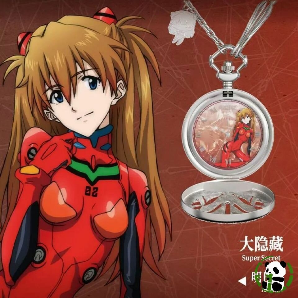 Наручные часы Евангелион слепая коробочка(Super Secret Asuka Указанный вариант)