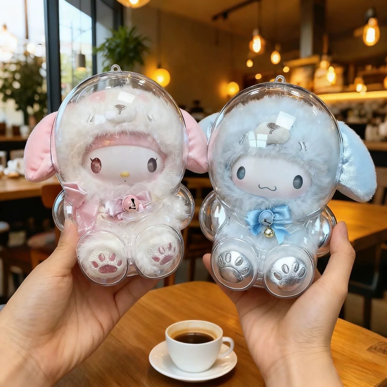 Подходит для кукол серии MINISO Sanrio Family Island Fox, защитный чехол-подвеска, пылезащитный чехол. Универсальная