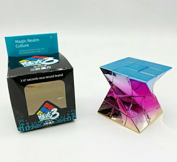 Magic DNA Twist 3x3 головоломка с анодированным покрытием, яркие цвета для любителей головоломок