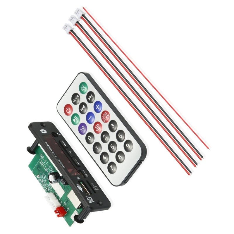 12 В 2x20 Вт Беспроводная Плата Декодирования Звуковой Модуль Музыкальный Процессор Контроллер Пения и Записи для Домашних Развлечений