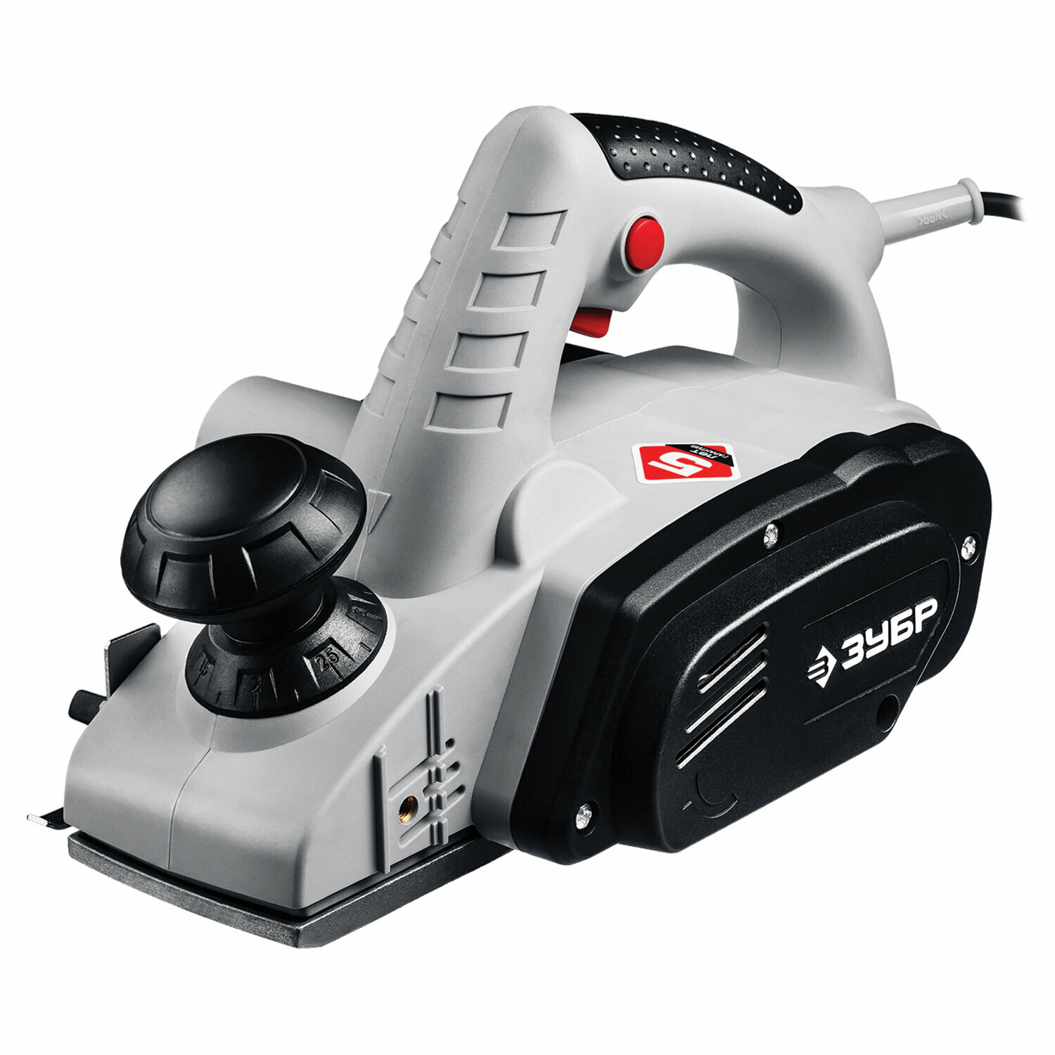 Рубанок ЗУБР электрический, мощность 950 Вт, 15000 оборотов/мин, глубина 3 мм, ширина 82 мм ЗР-950-82