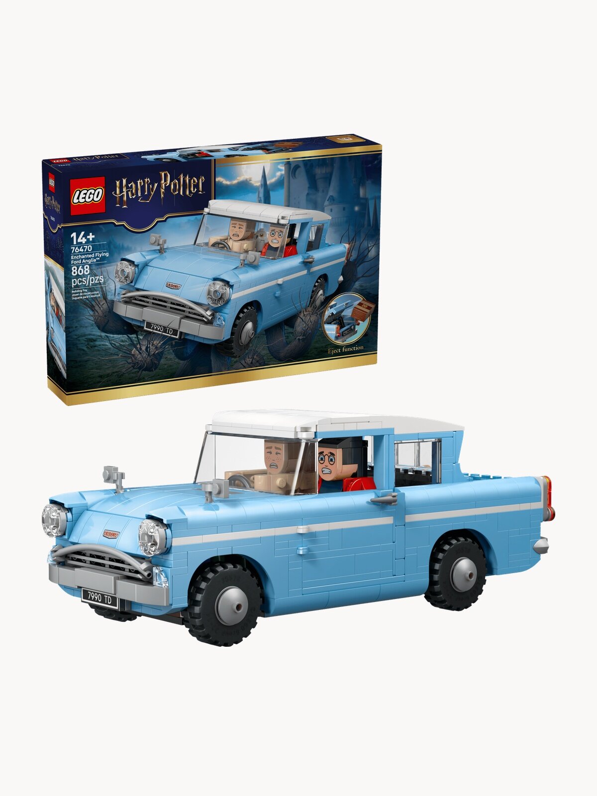 Конструктор LEGO Harry Potter™ 76470 Заколдованный летающий Ford Anglia, 868 дет.