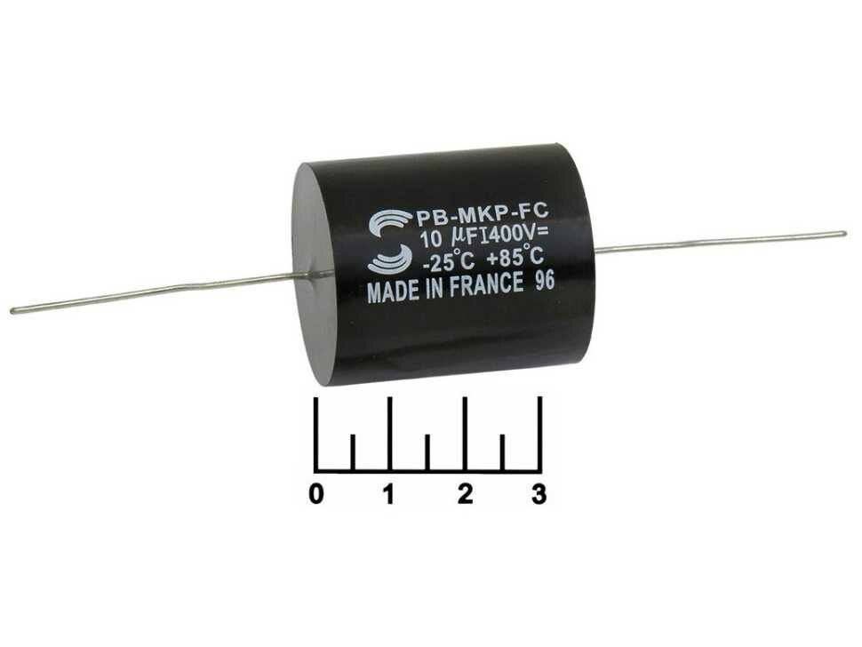 Конденсатор CAP PB-MKP-FC 10 мкФ 400В 10/400V
