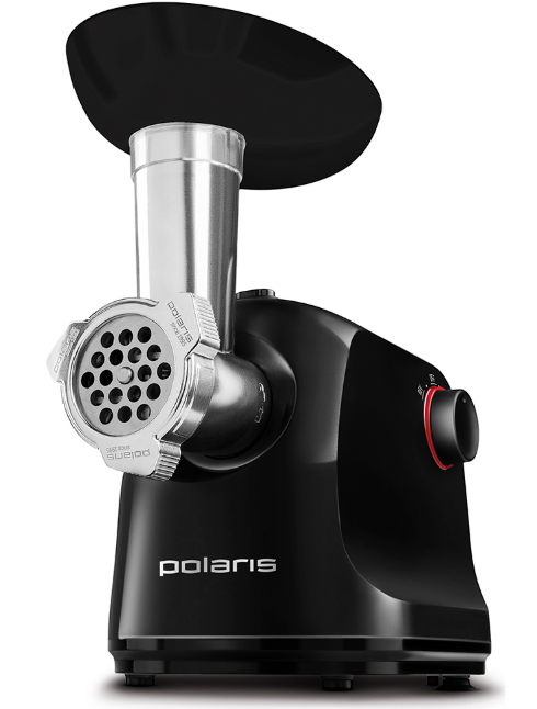 Мясорубка POLARIS PMG 1875 RUS (шинковки), черный