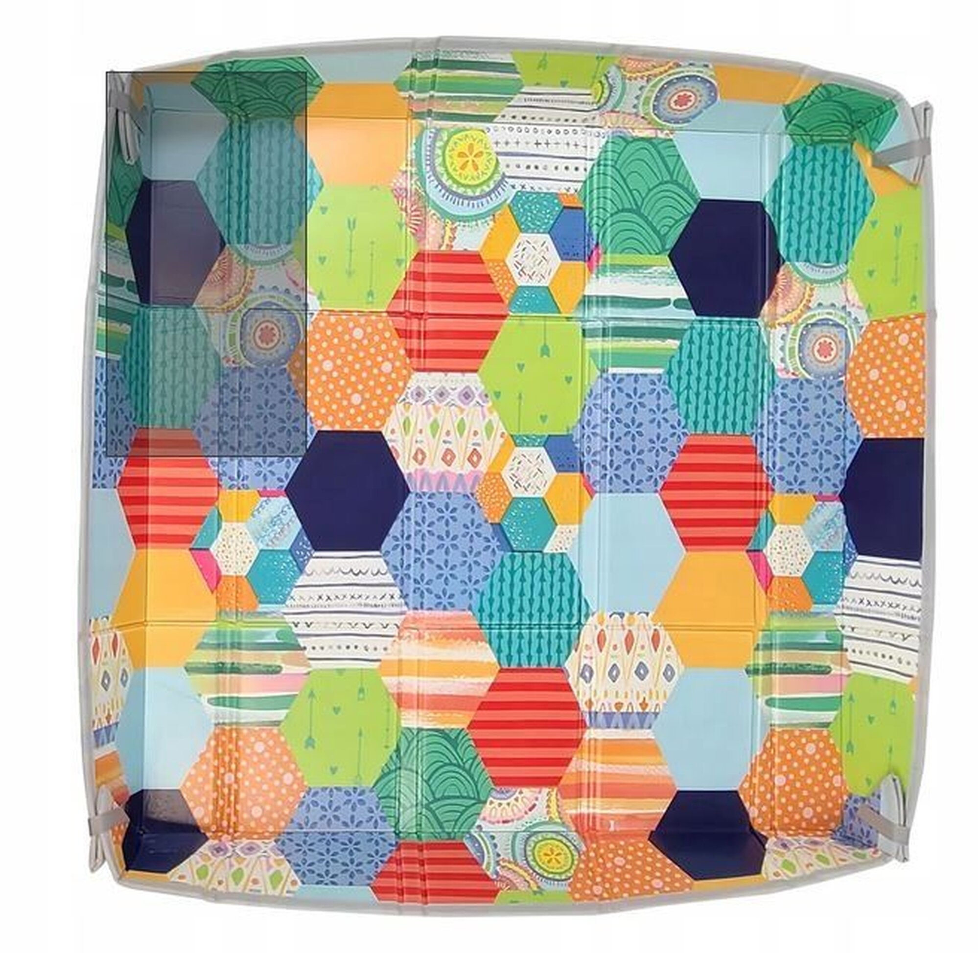 Игровой коврик для малышей Infantino - Складной поролоновый коврик-манеж, 147 см x 147 см - 313017