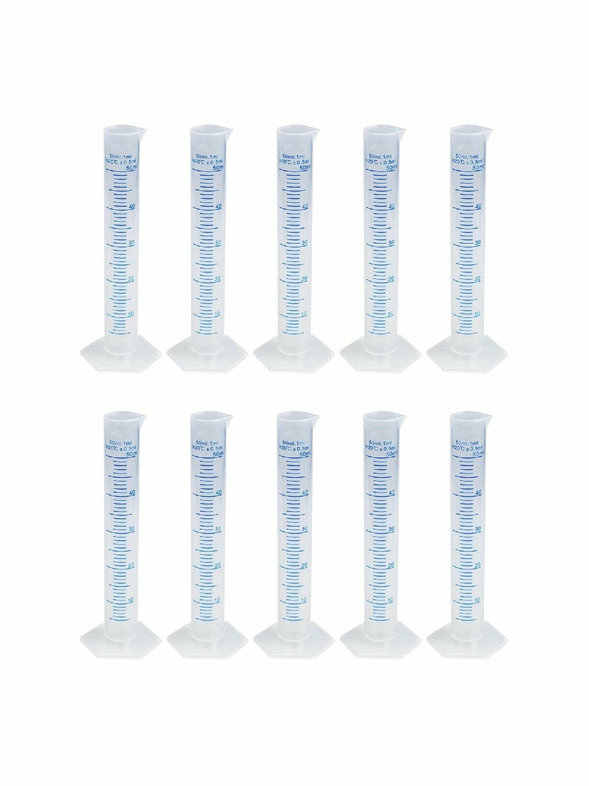 Лабораторные мерные цилиндры 10 мл для науки, колба для научных пробирок
