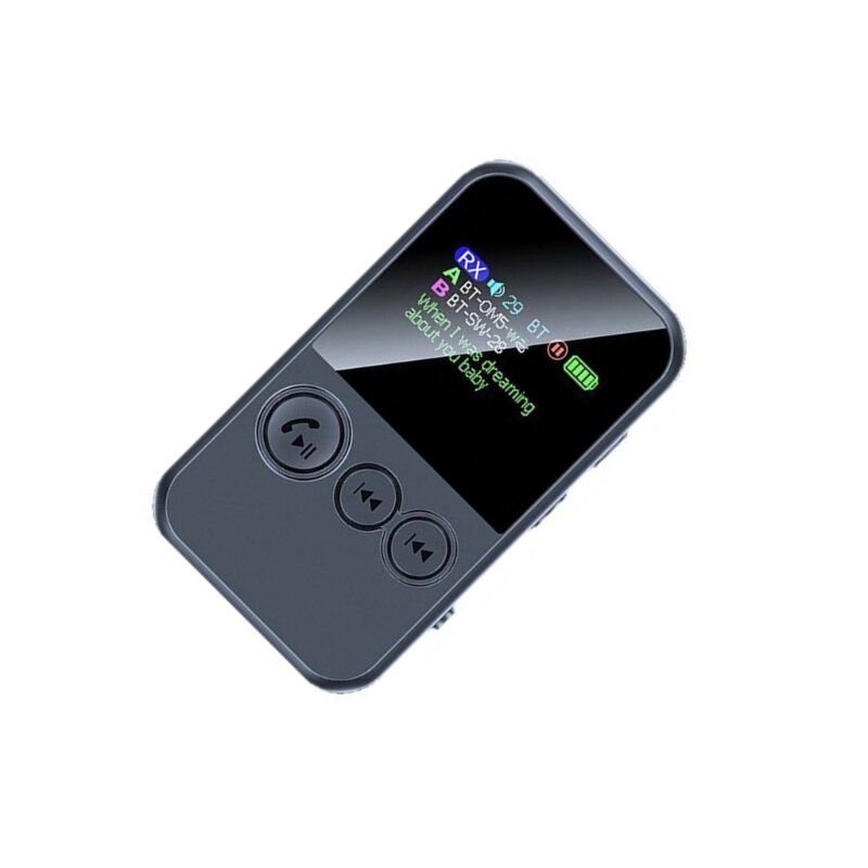 Bluetooth-совместимый 5.4 Передатчик Аудио Функция Беспроводного Приемника Auxs Порт 3,5 мм Слот для карт TF для беспроводного Воспроизведения музыки