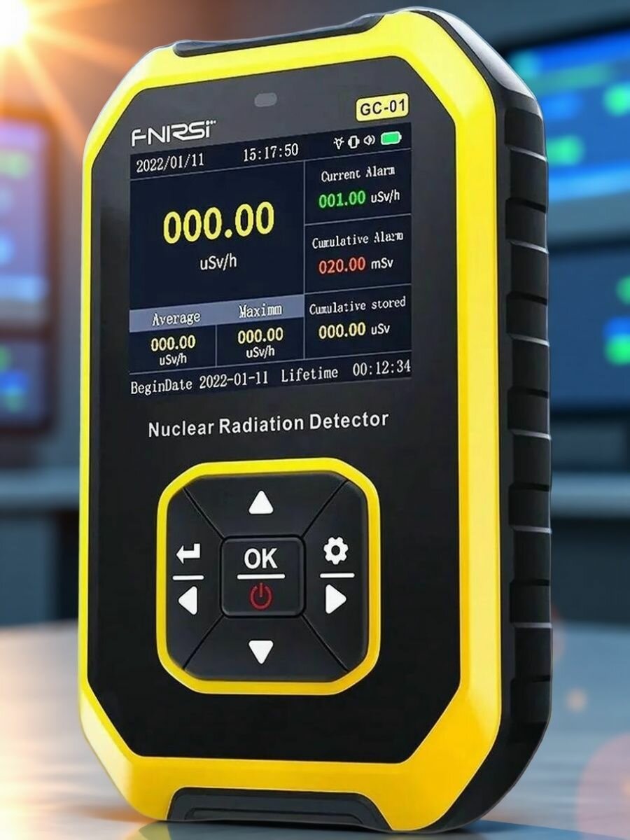 Портативный дозиметр ионизирующего излучения FNIRSI GC-01