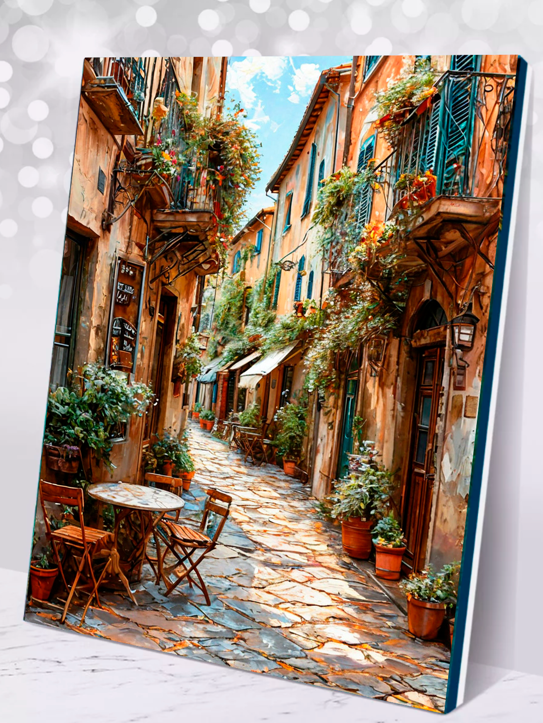 Картина по номерам "Весенняя Италия", хлопковый холст на подрамнике 40х50 см, акрил, 000 Art Hobby Home