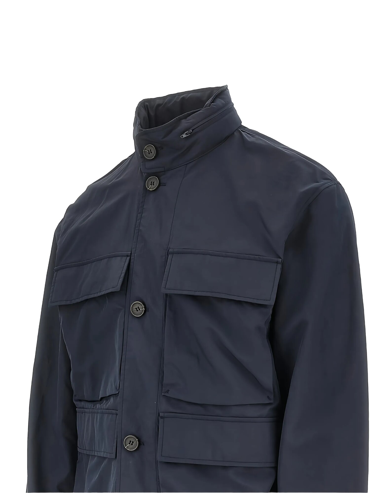 Куртка EMPORIO ARMANI Button jacket, размер 48, blue — фото 1