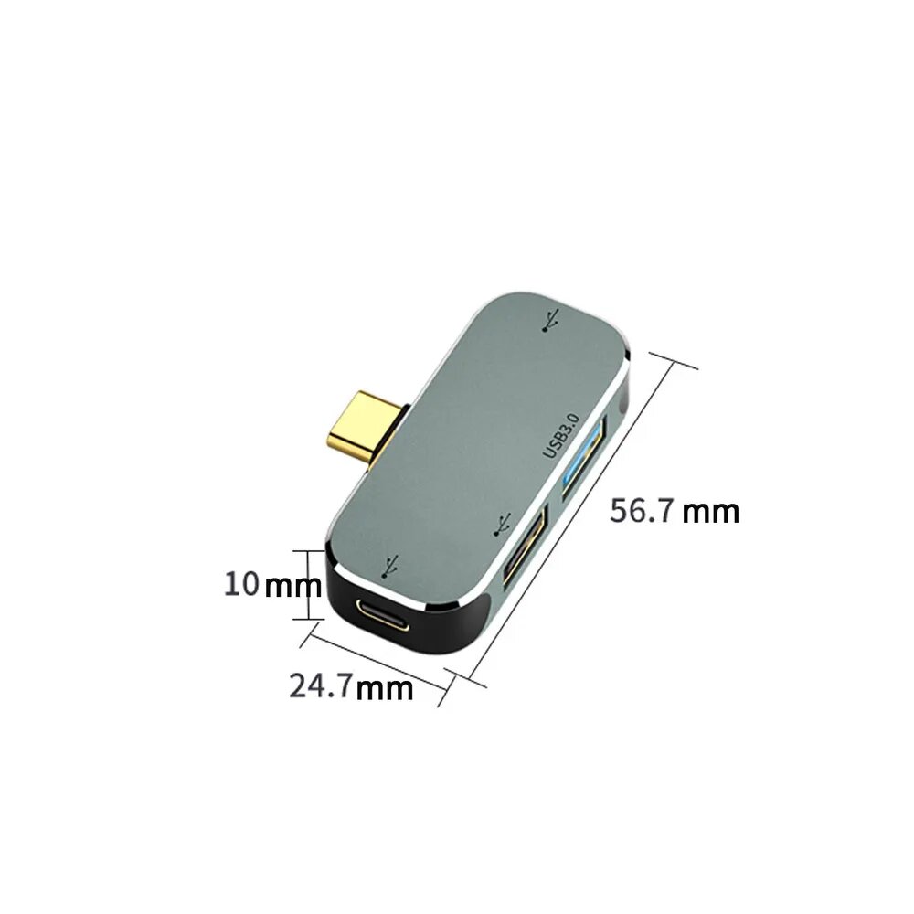 USB-хаб Type-C на 4 порта — фото 1