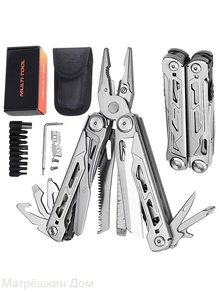 Daicamping DL30 Silver мультитул нож складной плоскогубцы с алюминиевой рукояткой
