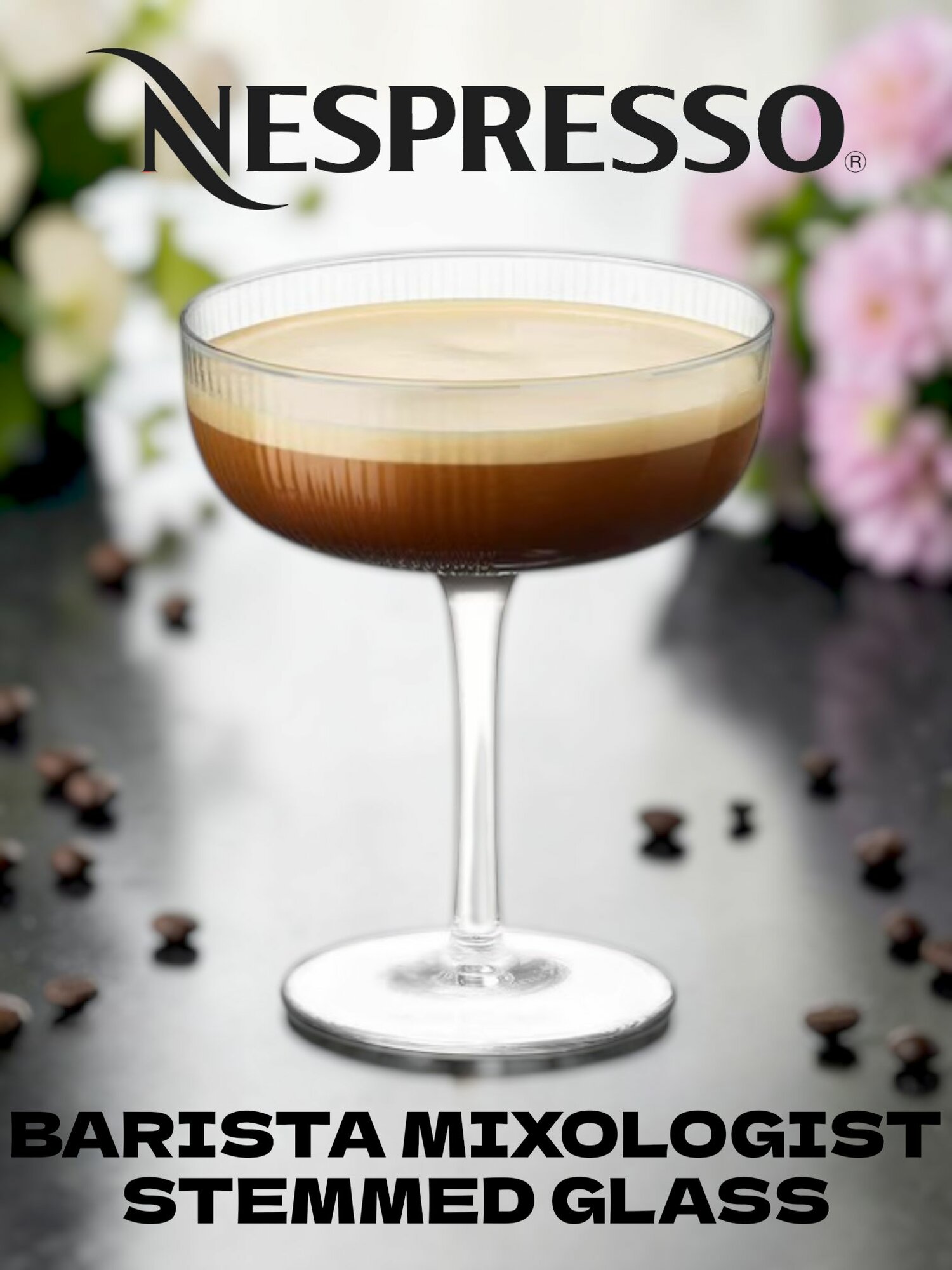 Стакан стеклянный Nespresso Barista Mixologist Stemmed Glass, 300 мл