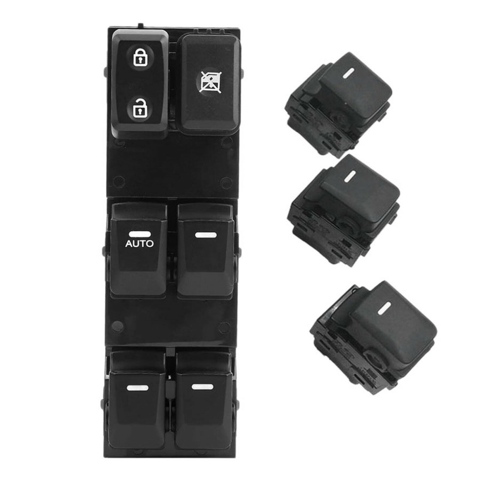 Кнопка включения электростеклоподъемника MyPads для Kia Sportage 2011-2016 с подсветкой