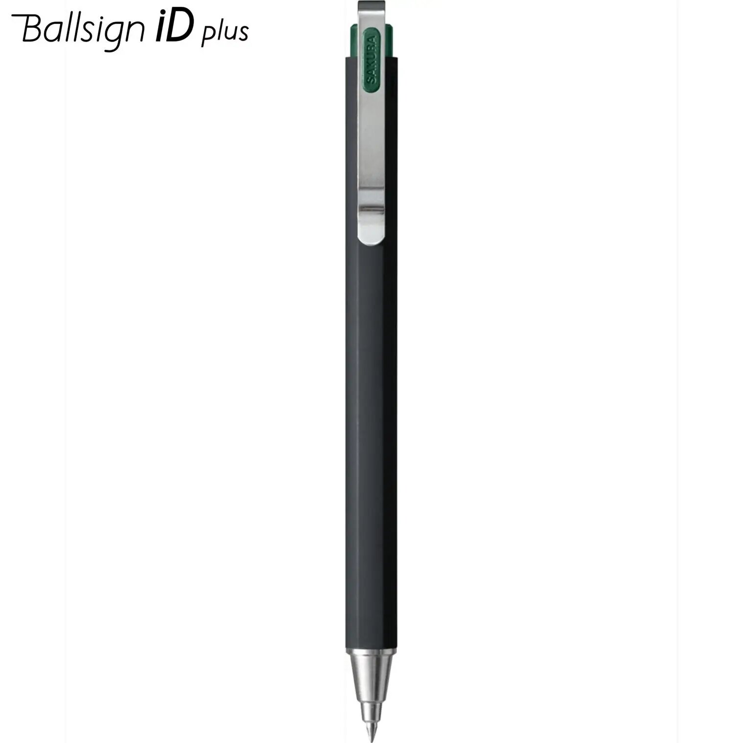 Ручка гелевая Ballsign ID Plus, изумрудный, 0.5mm