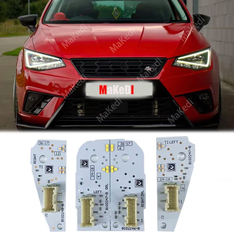 Светодиодные платы для Seat Arona Ibiza 2017-2021, Color: Set 4X