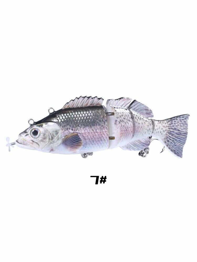 Роботизированная рыболовная приманка Воблер Электронная мультисочлененная смарт-автоматическая приманка